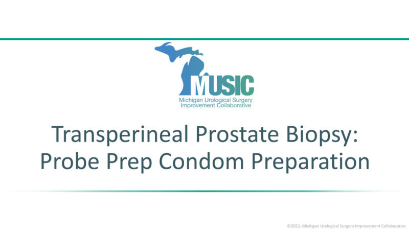 Prostate biopsy - Michigan Urological Surgery Improvement Collaborative ...